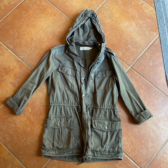 Aritzia | Jackets & Coats | Aritzia Azure Skies Army Utility Jacket ...